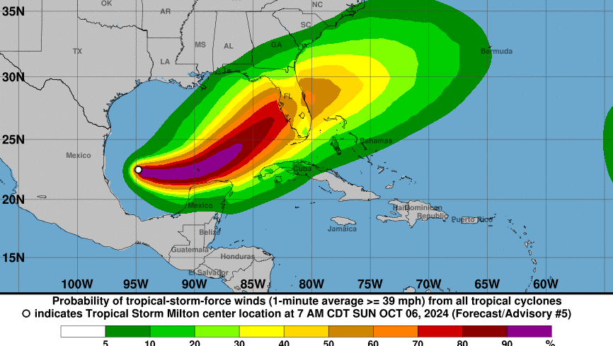 DeSantis issues state of emergency ahead of Tropical Storm Milton ...
